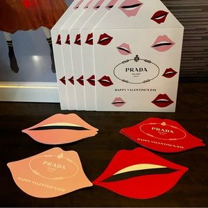 Prada | Office | Prada Valentines Day Cards Limited Edition Rare | Poshmark